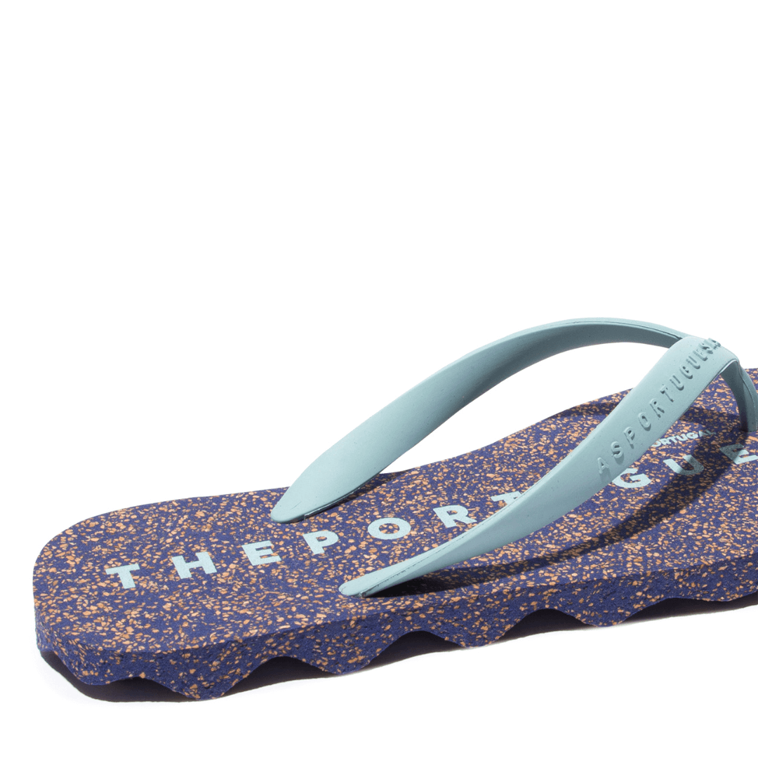 Chinelo As Portuguesas Base Blue cloud - Raspa