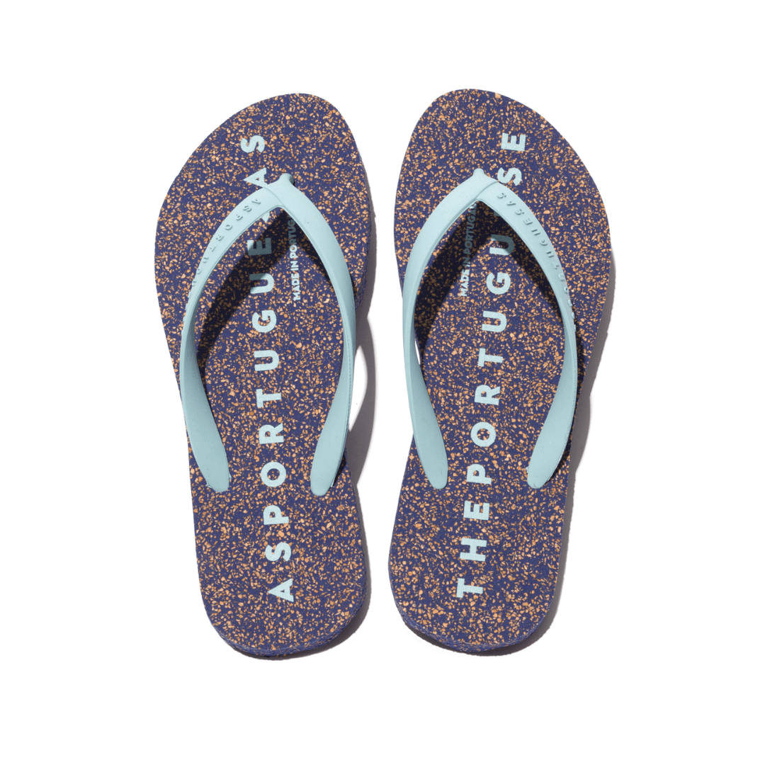Chinelo As Portuguesas Base Blue cloud - Raspa