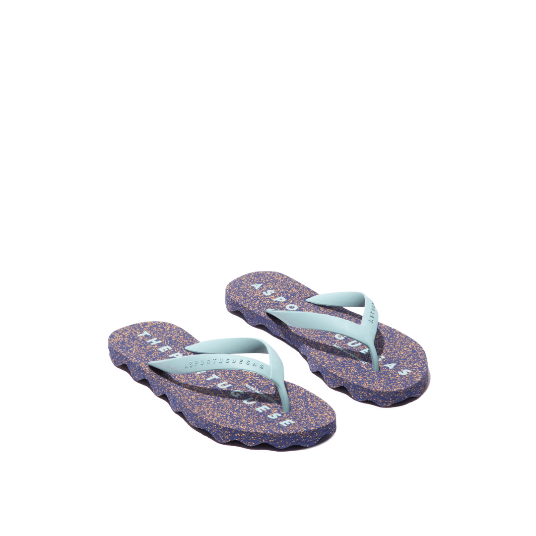 Chinelo As Portuguesas Base Blue cloud - Raspa