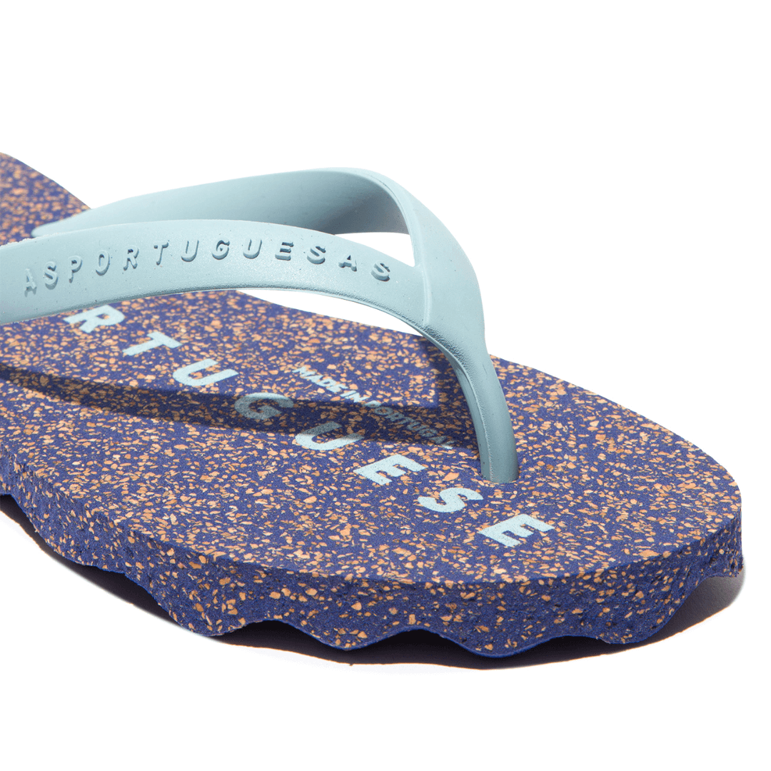 Chinelo As Portuguesas Base Blue cloud - Raspa